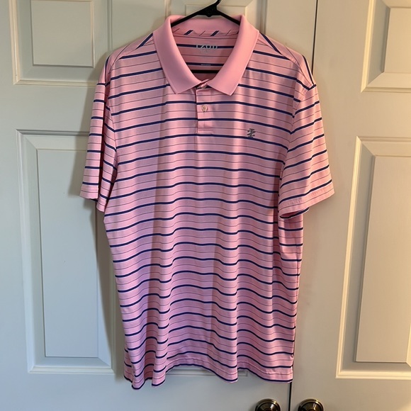Izod | Shirts | Mens Xl Izod Golf Shirt Pink And Blue | Poshmark